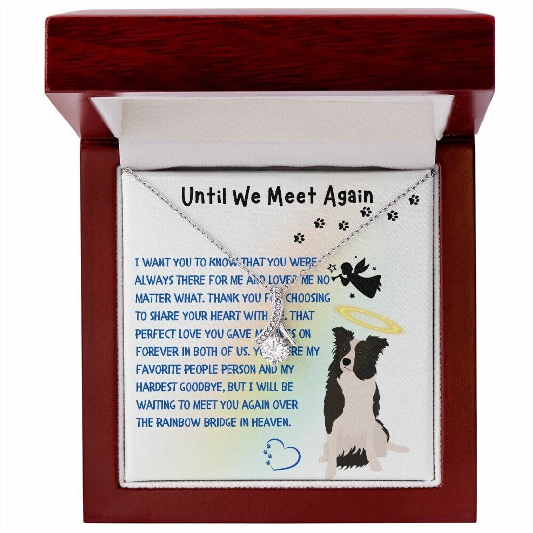 Border Collie Memorial Gift Loss of Collie Pet Sympathy - Etsy