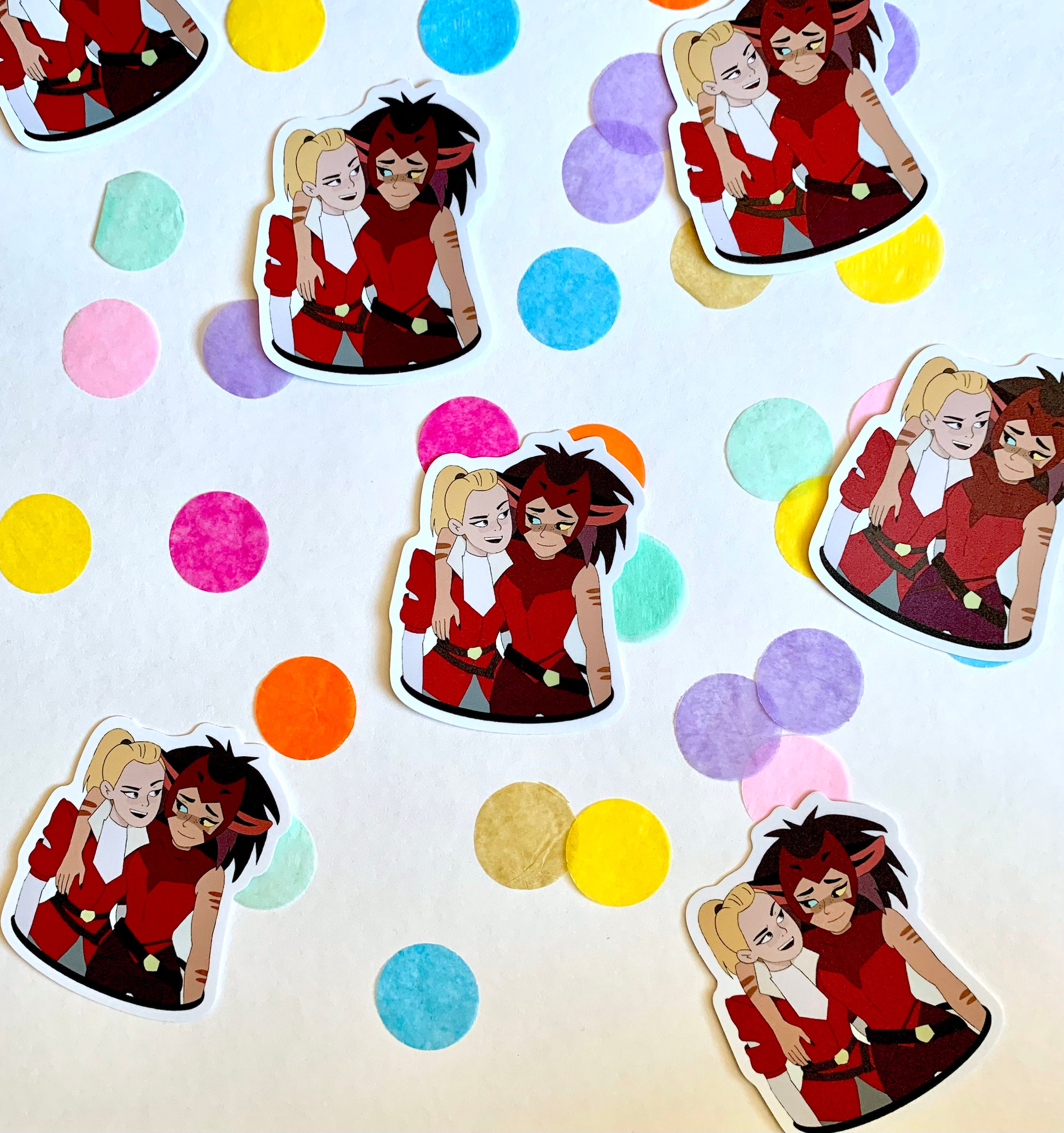 Catradora Sticker, Catra and Adora Fan Art Sticker - Etsy Portugal