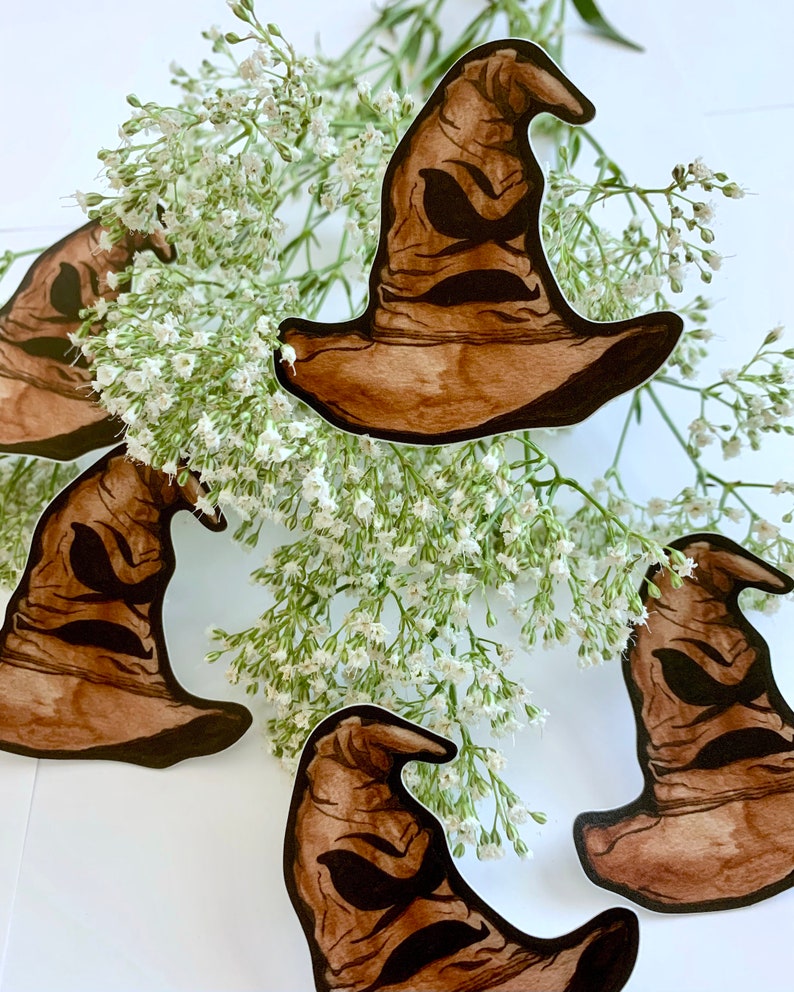 Wizard Hat Sticker, Old Wizard Hat Sticker, Wizard Sticker, HP Sticker ...