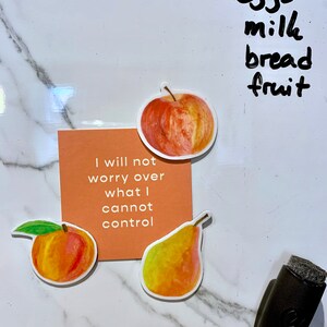 3-piece Mini Sticker Pack, Peach Vinyl Sticker, Pear Vinyl Sticker ...