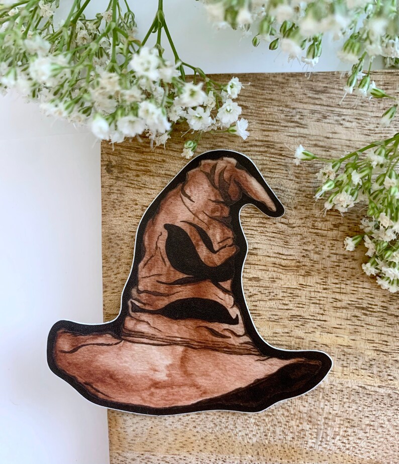 Wizard Hat Sticker, Old Wizard Hat Sticker, Wizard Sticker, HP Sticker ...