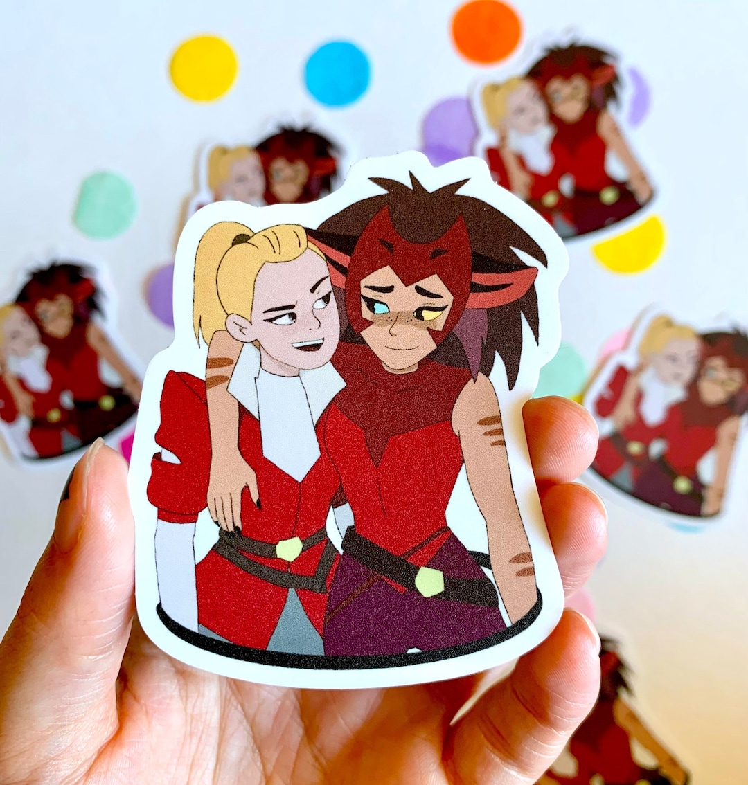 Catradora Sticker, Catra and Adora Fan Art Sticker - Etsy Portugal