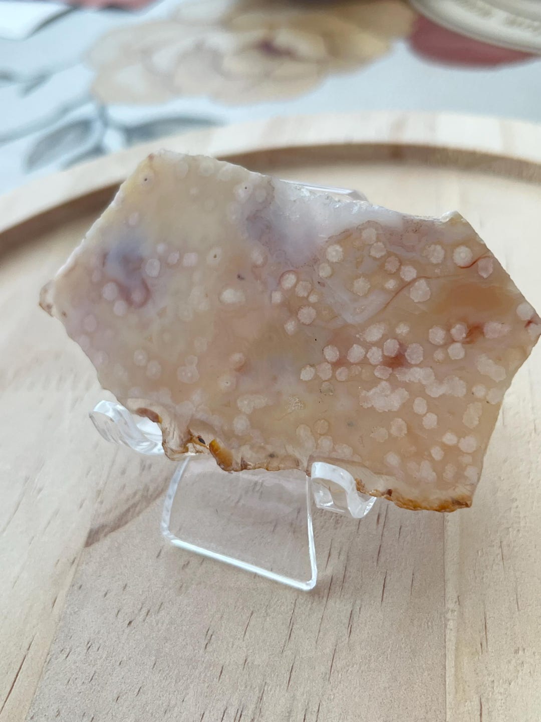 High Quality Flower Agate Slab, Natural Blossom Agate Slice, Cherry ...
