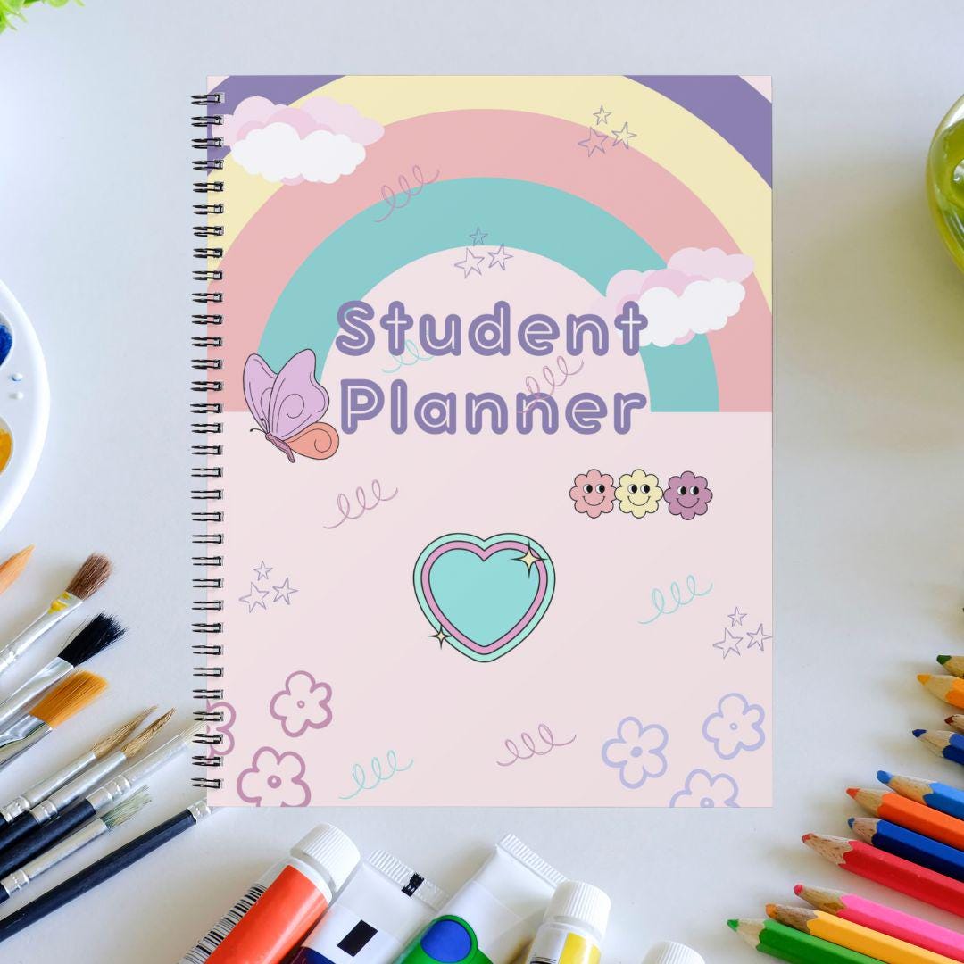 Printable Student Planner and Journal in One Kids Planner and Journal ...