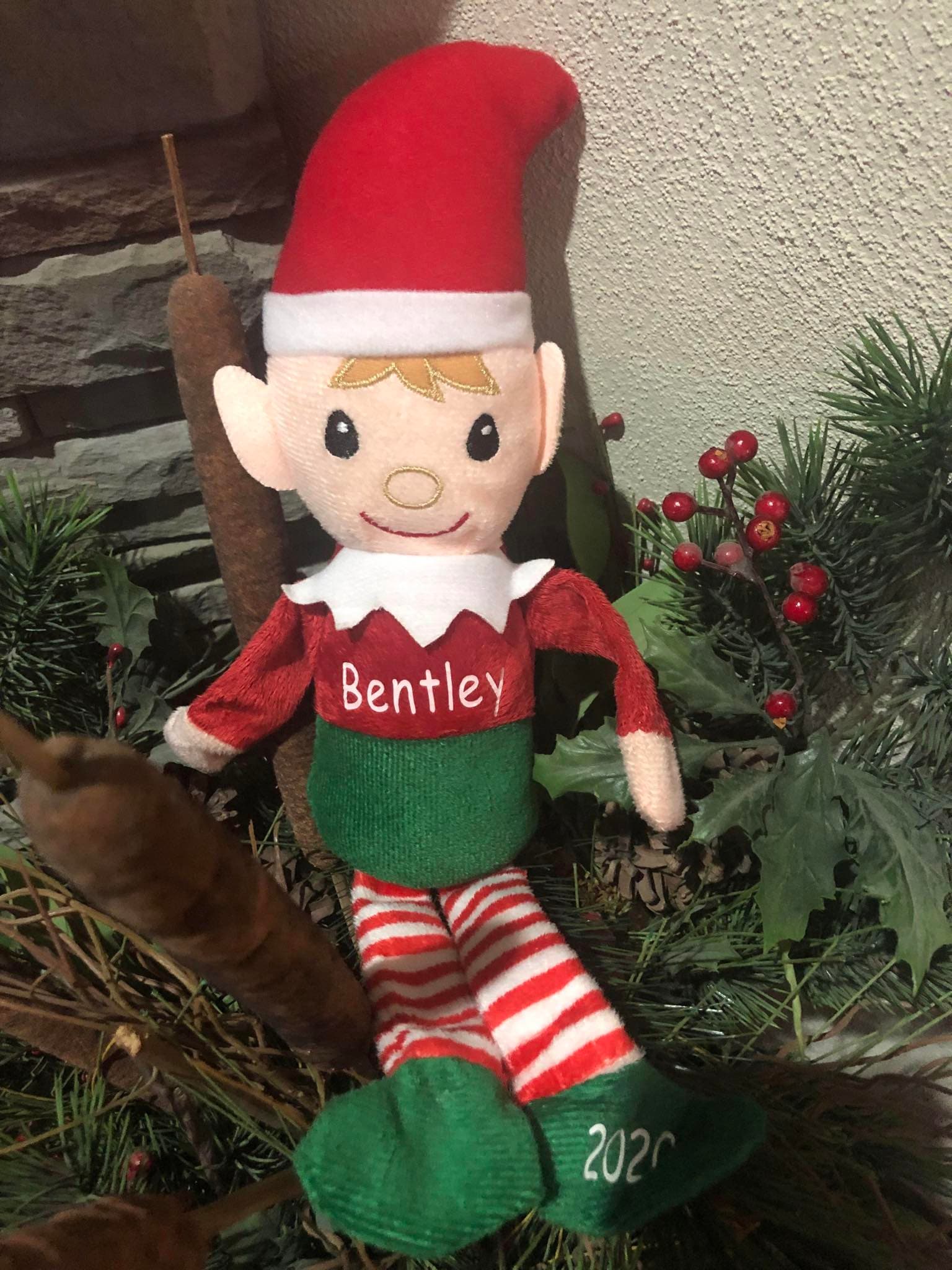 Personalized Stuffed Elf - Etsy