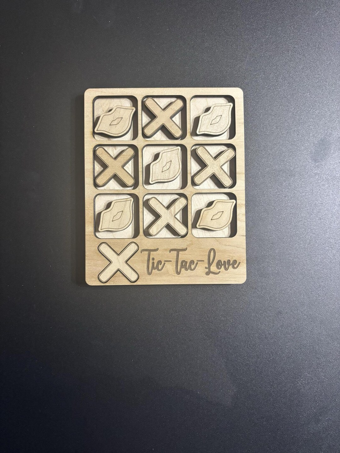 Valentine's Day Themed Tic Tac Toe Board, Multiple Options: Lips ...