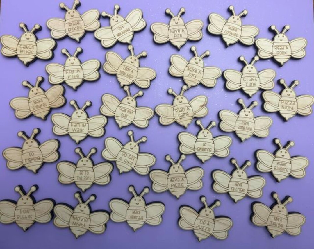 Set of 28 Busy Bee Activity Tokens, Boredom Buster for Kids! - Etsy