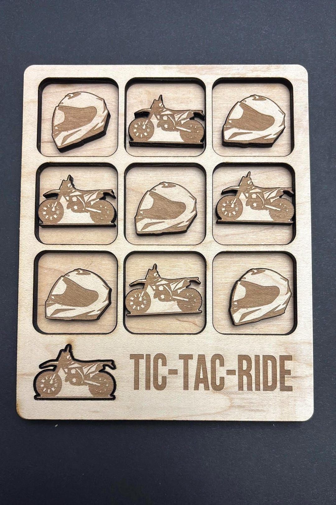 Dirt Bike, Motocross Themed Tic Tac Toe Board - Etsy
