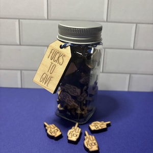 Jar of Shits to Give, Multiple Other Styles Available, Swear Word ...