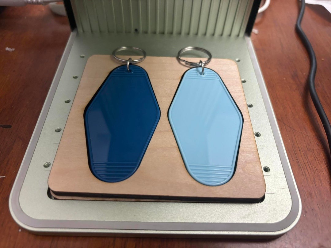 Motel Keychain Jig SVG for Lasers, Fits F1 Base - Etsy