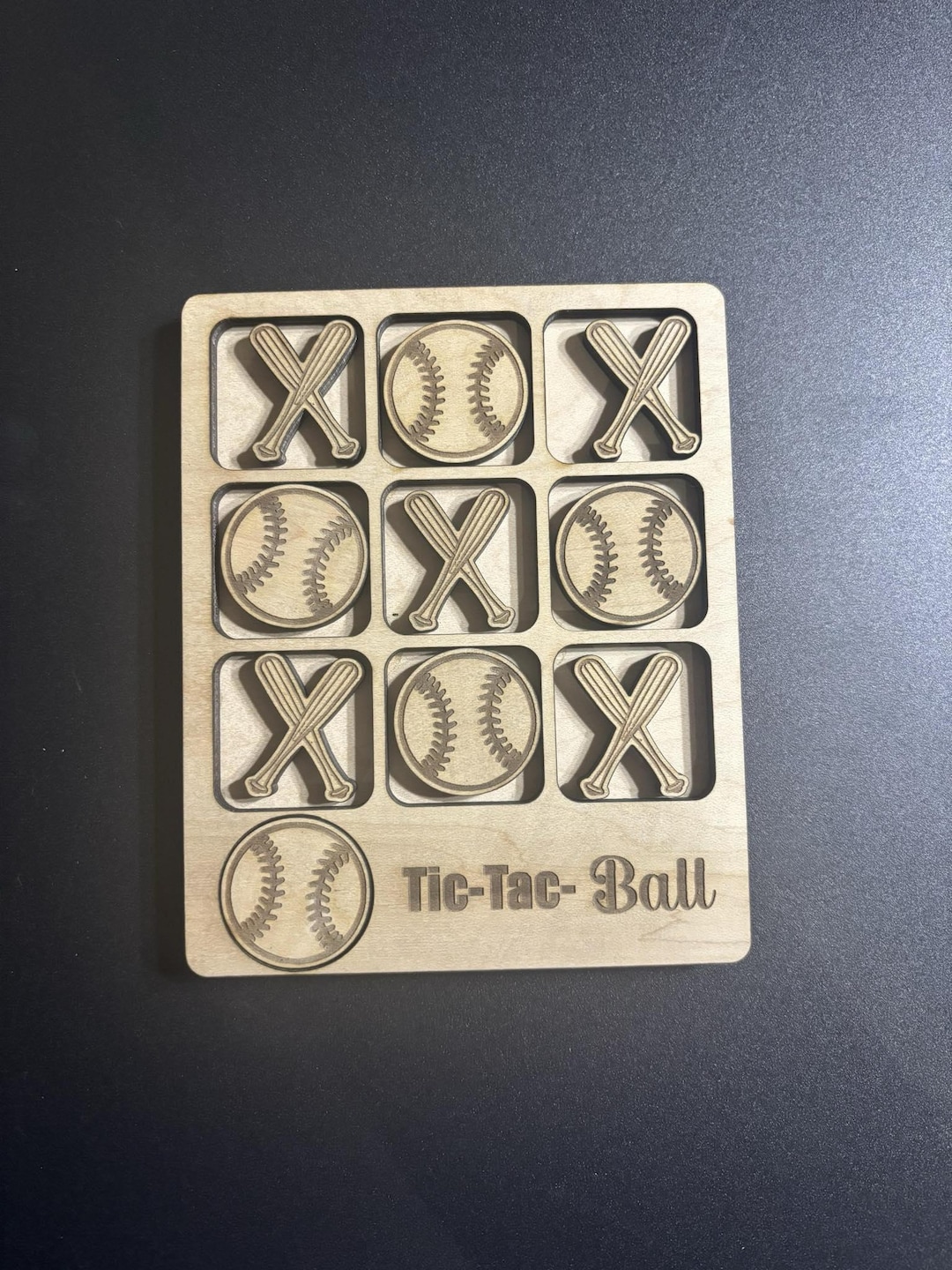 Baseball or Softball Themed Tic Tac Toe Board, Multiple Other Sport ...