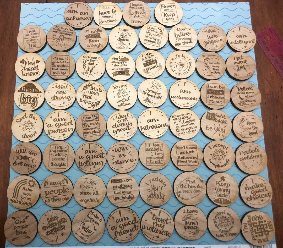 Positive Affirmation Tokens - Etsy