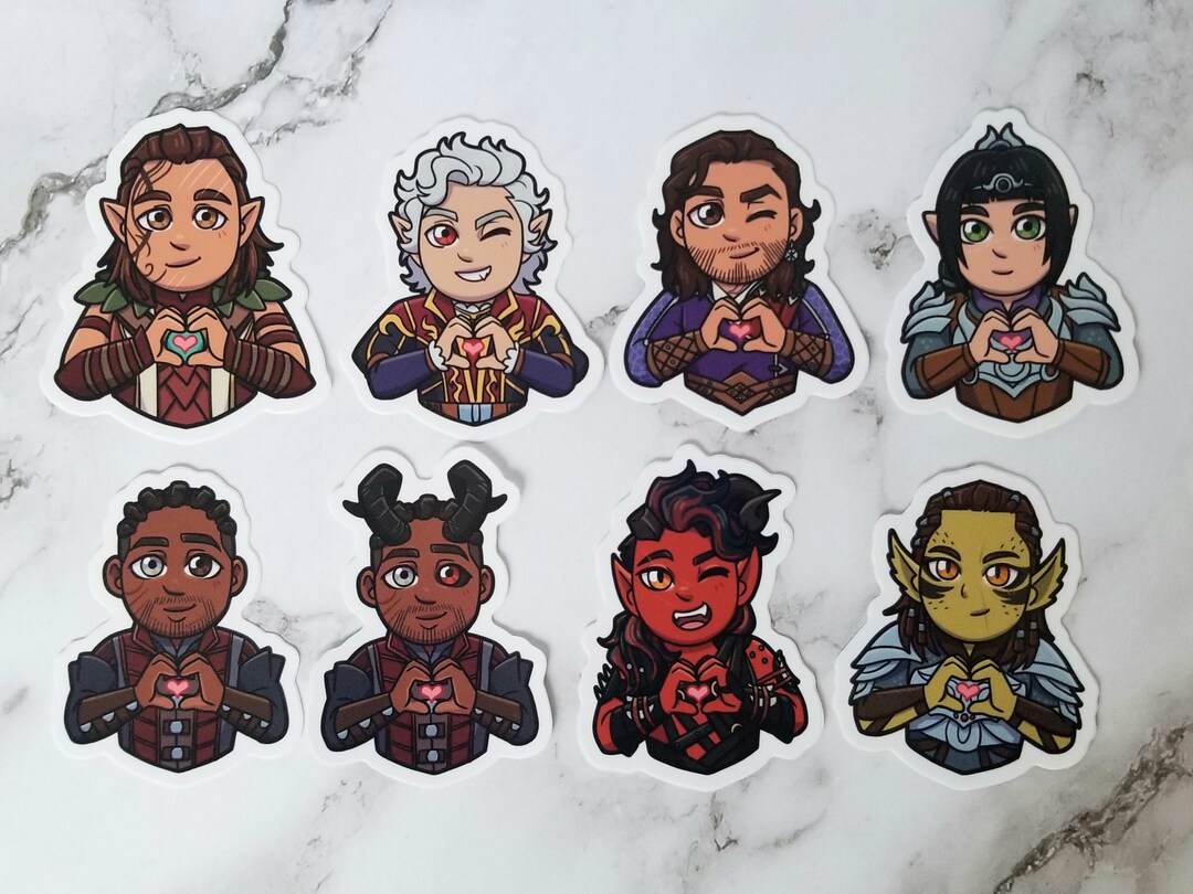 Tadpole Crew Heart Hands Stickers - Etsy