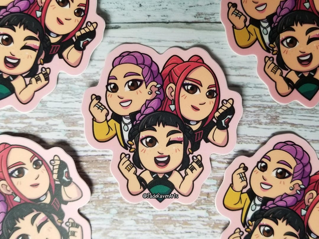 Hunter Hearts Sticker - Etsy