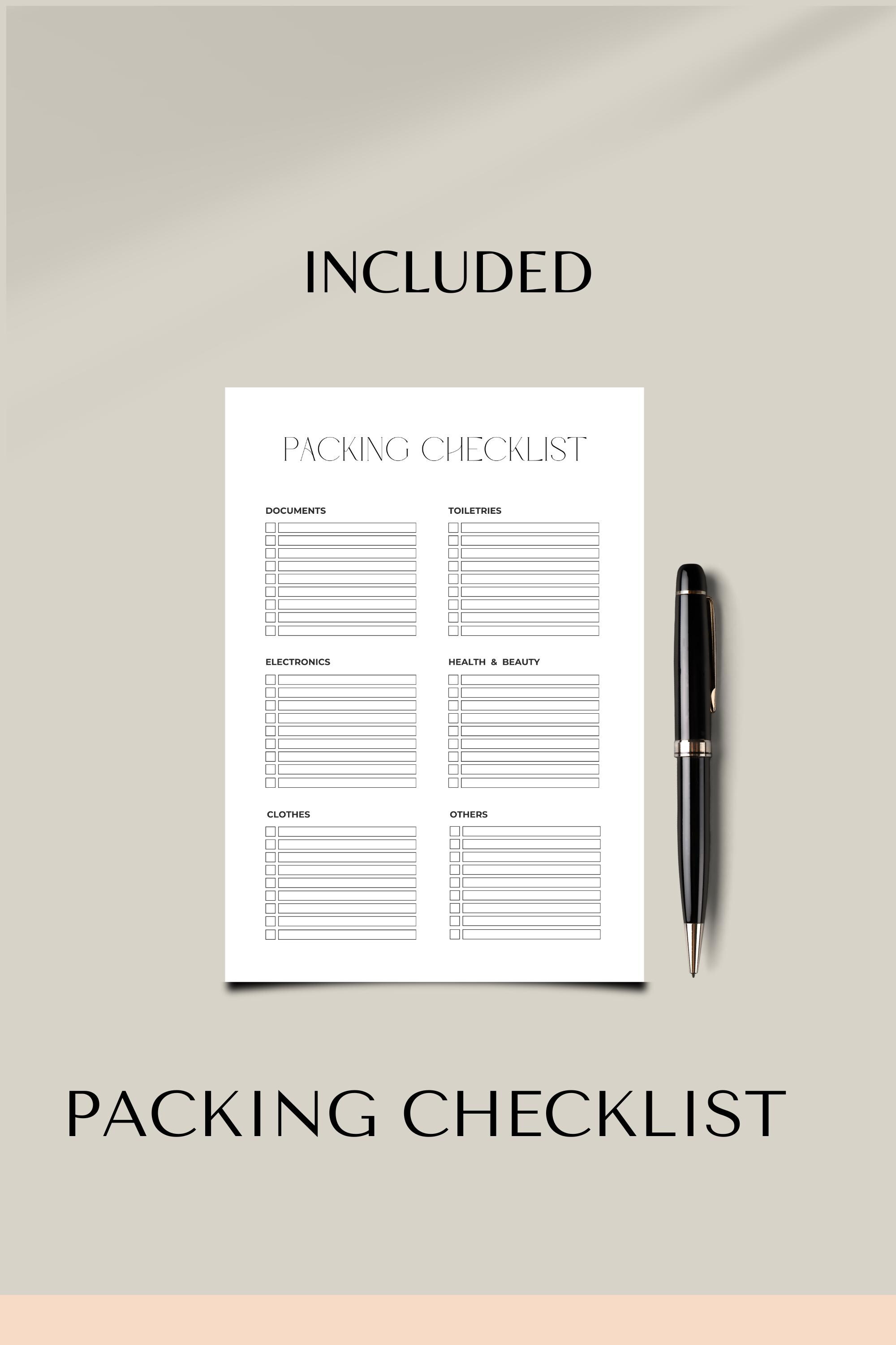 Travel Itinerary Template, Printable Travel Research Vacation Log ...
