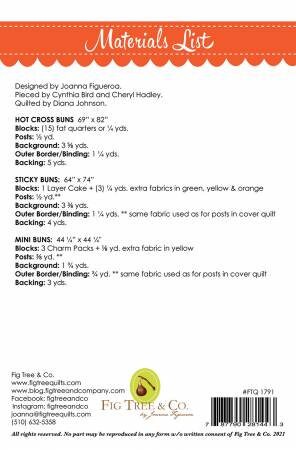 Hot Cross Buns Quilt Pattern by Fig Tree and Co - Etsy