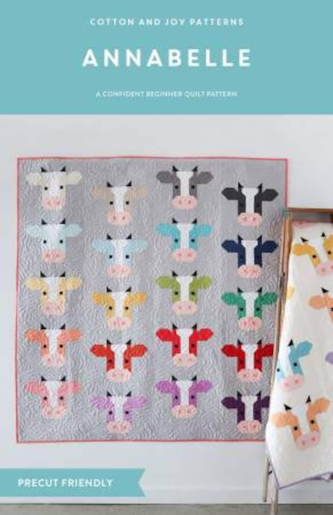 Annabelle Cow Quilt Pattern - Etsy
