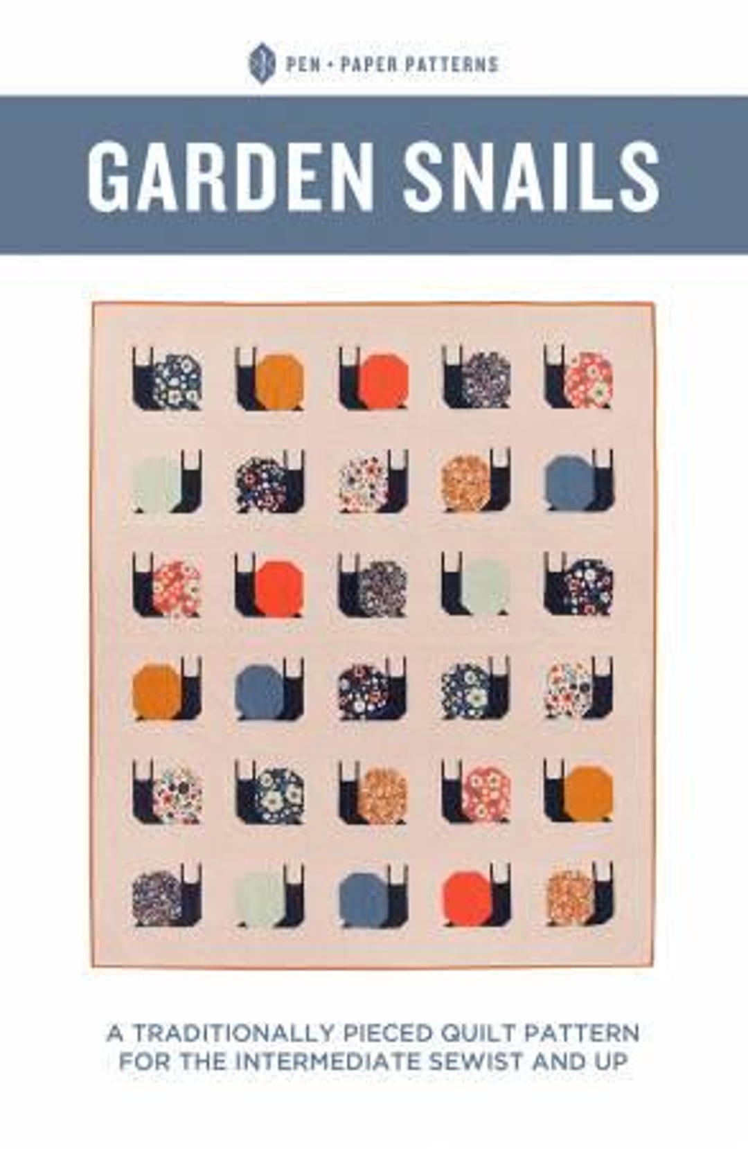 Garden Snails Quilt Pattern - Etsy