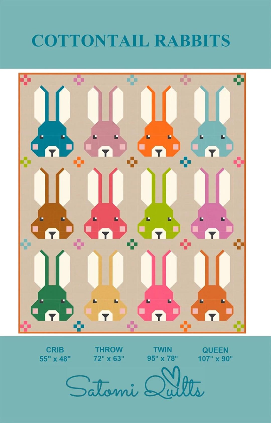 Cottontail Rabbits Quilt Pattern - Etsy