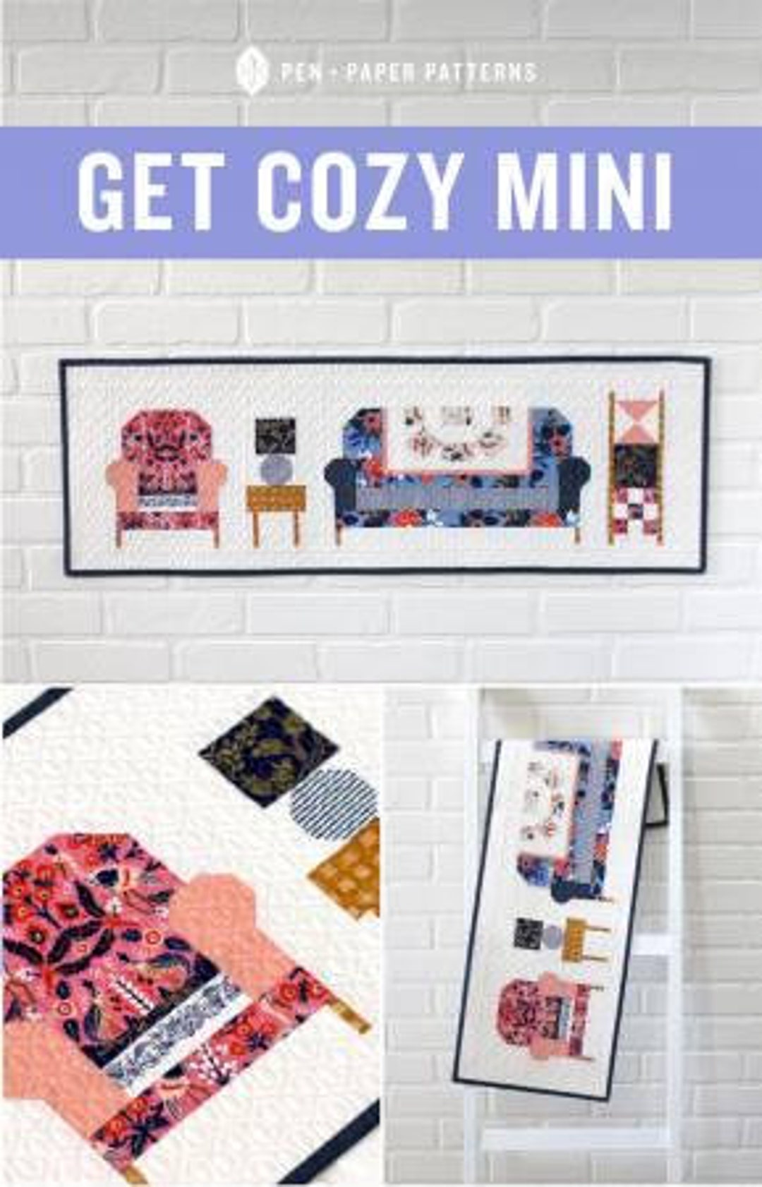 Get Cozy Mini Quilt Pattern - Etsy