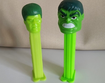 Marvel Spider Man Hulk Pez Dispensers New on Cards - Etsy