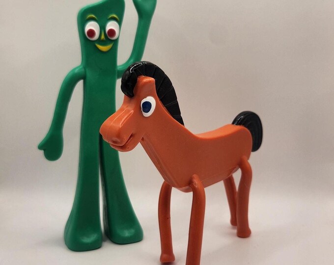 Gumby and Pokey Bendable Figures - Etsy