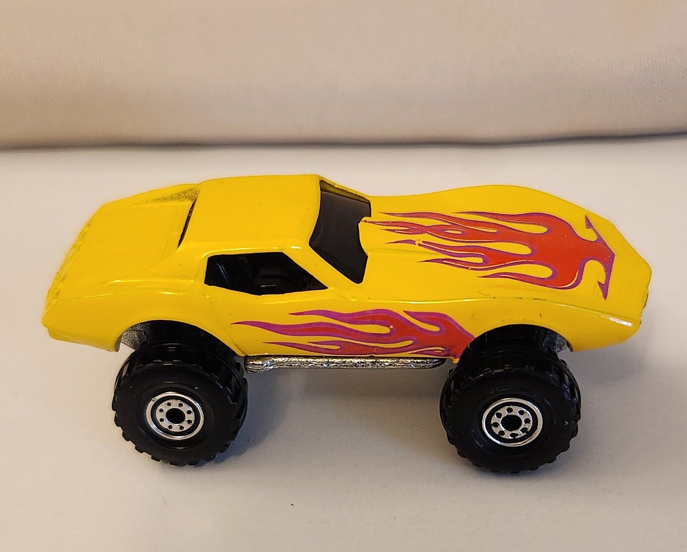 Vintage Hot Wheels 1975 Monster Corvette Coupe yellow - Etsy