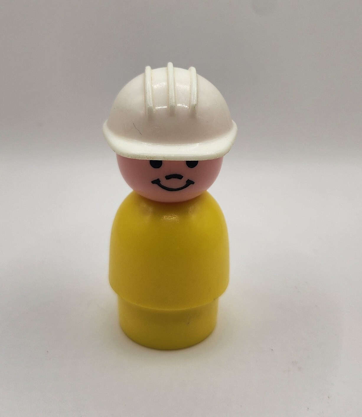 Plastic Fisher Price Big People Figures Construction/firefighter Series ...