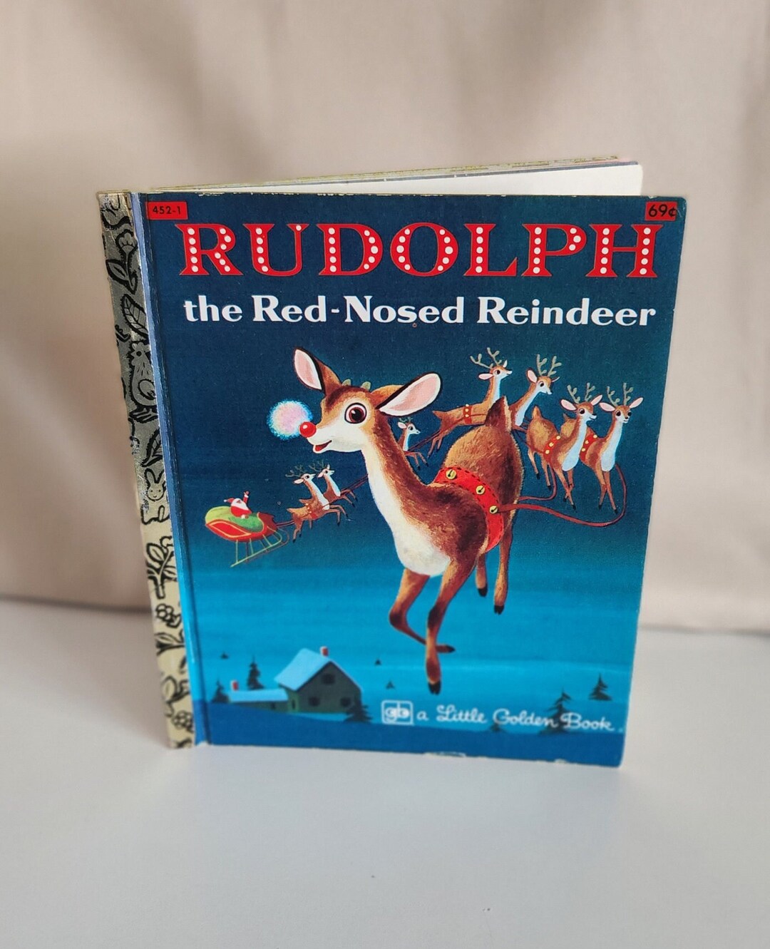 Rudolph the Red-nosed Reindeer Little Golden Book (1980) - Etsy