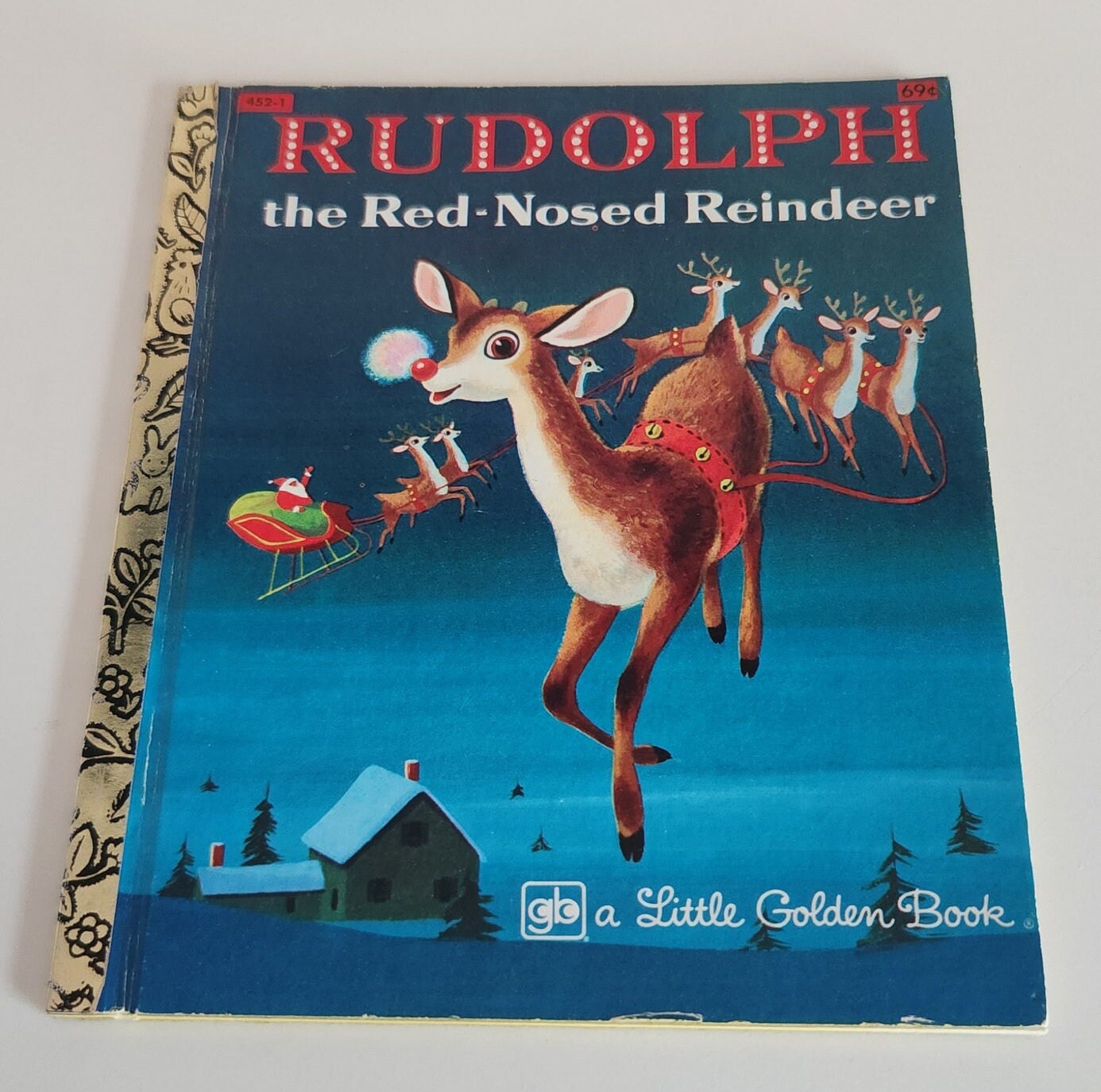 Rudolph the Red-nosed Reindeer Little Golden Book 1980 - Etsy