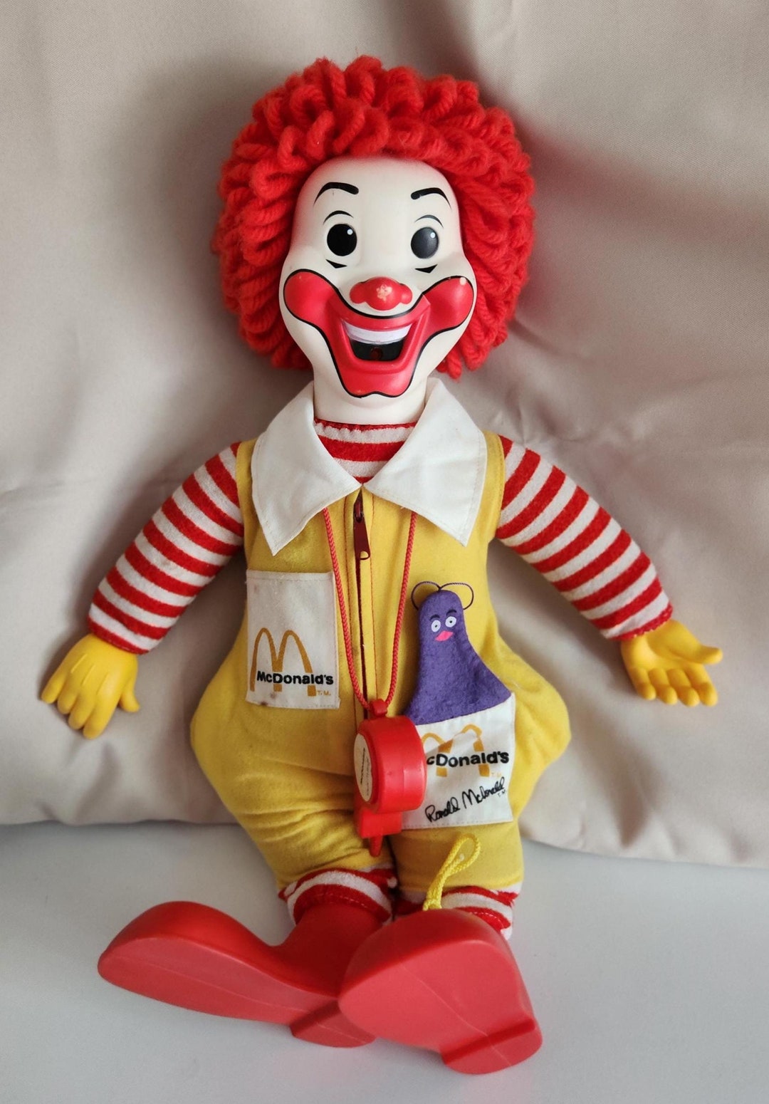 Hasbro Ronald Mcdonald Doll 1978 - Etsy