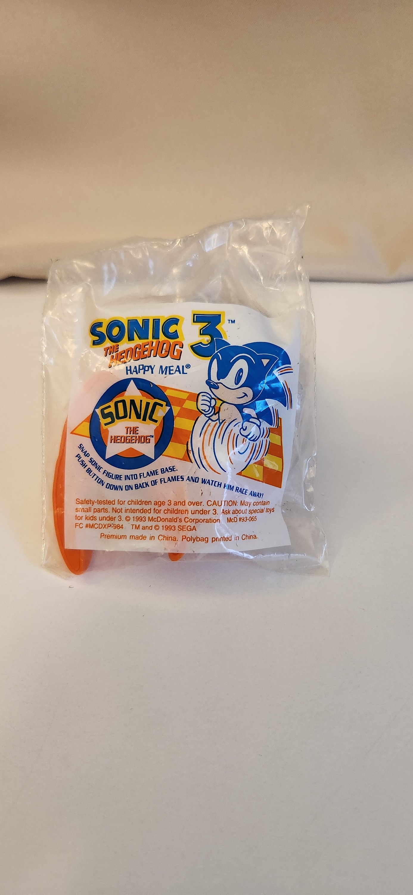 Mcdonald's Happy Meal Toys Sonic the Hedgehog (sega) - Etsy
