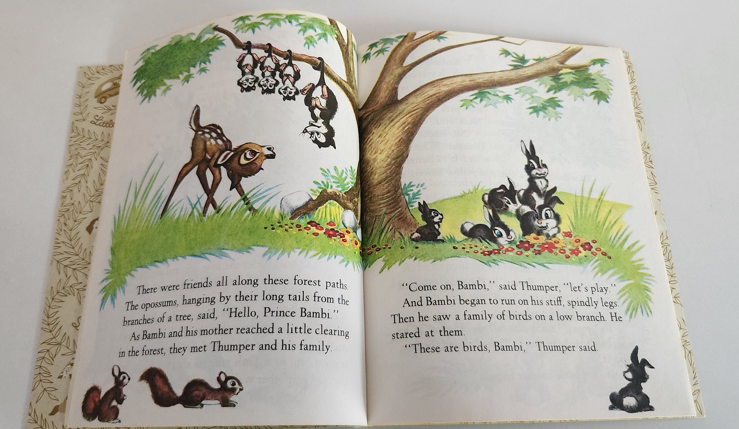 Walt Disney's Bambi Little Golden Book (1981) - Etsy