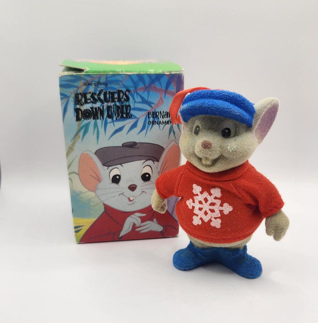 Vintage 1990 Bernard Rescuers Down Under Mcdonalds Ornament - Etsy
