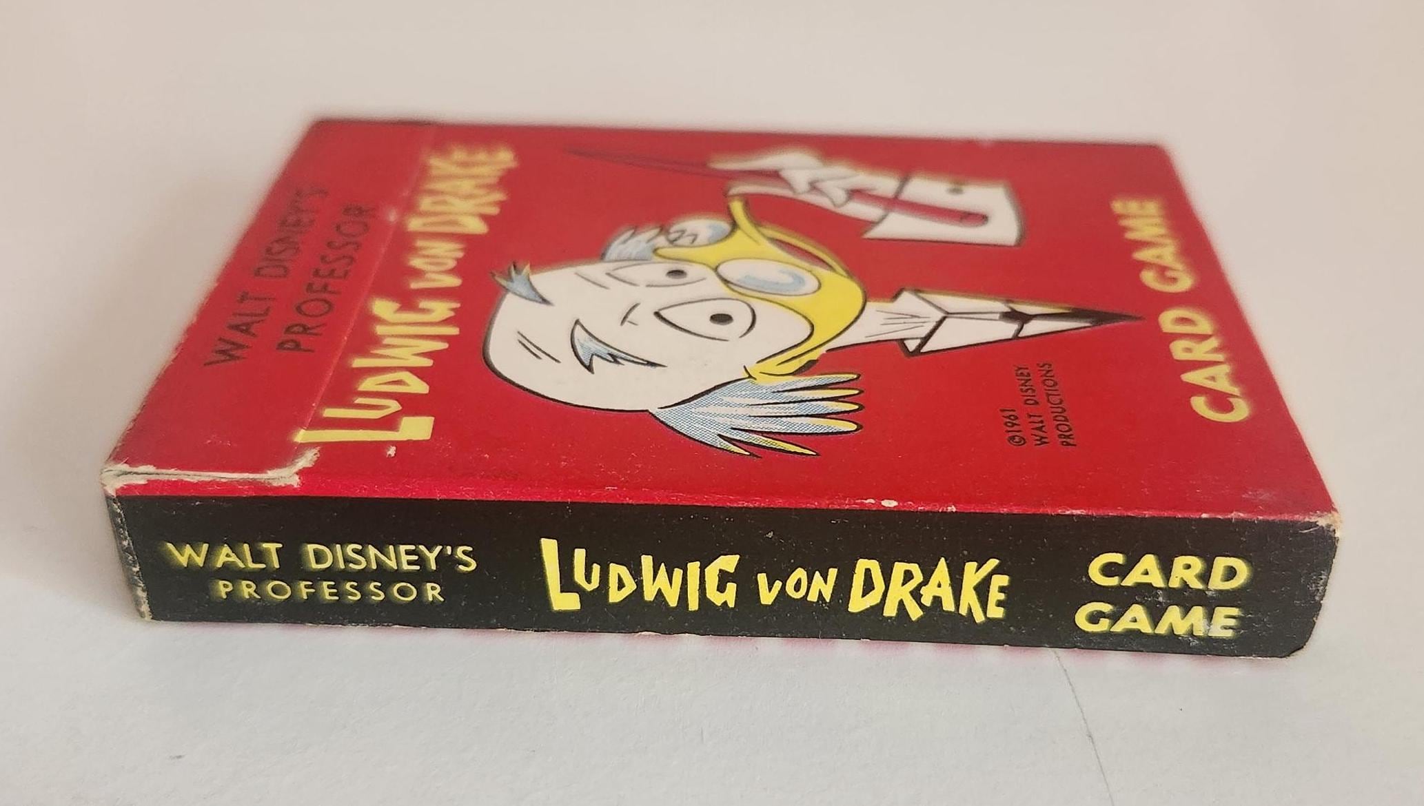 Walt Disney Professor Ludwig Von Drake Card Game - Etsy