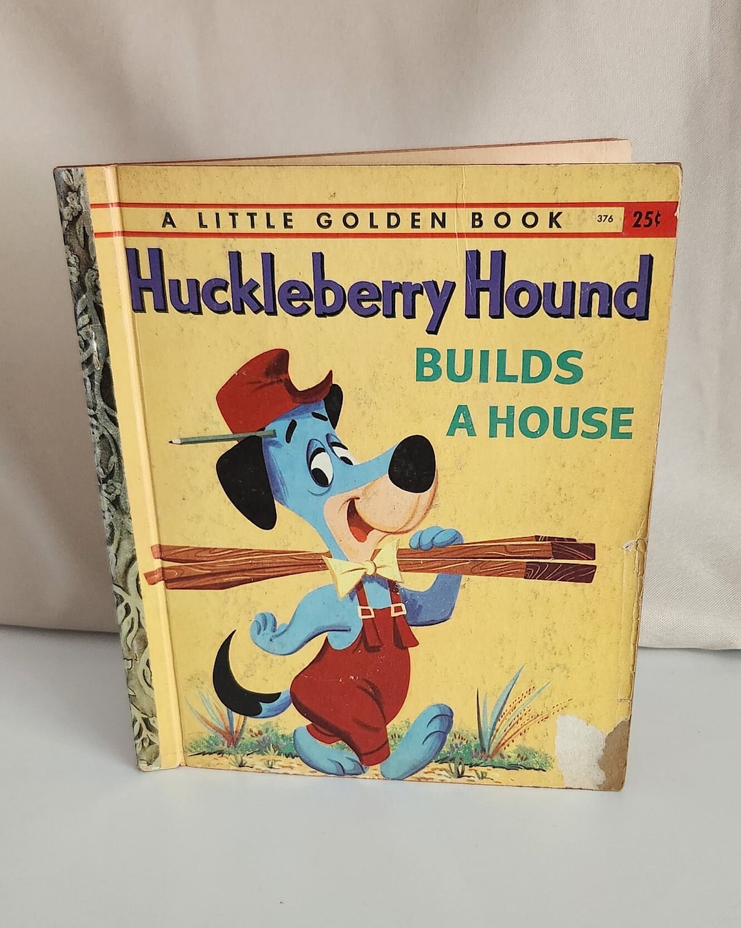 Huckleberry Hound Builds a House Little Golden Book (1959) - Etsy