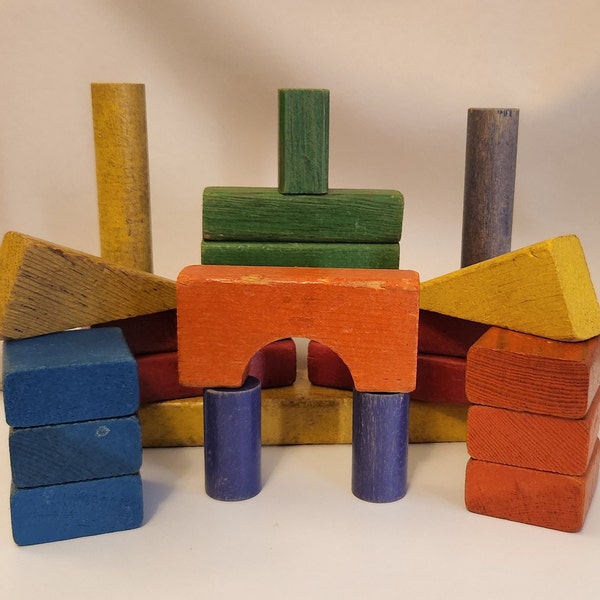 Colored Blocks - Etsy