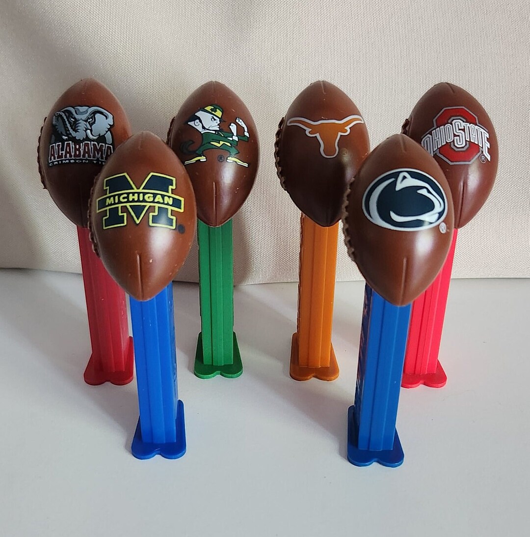 NCAA Football Pez Dispensers - Etsy