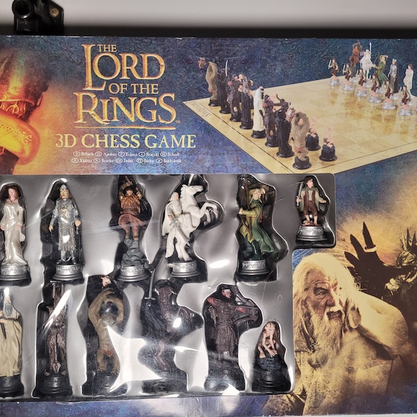 Lord of the Ring Chess Set - Etsy