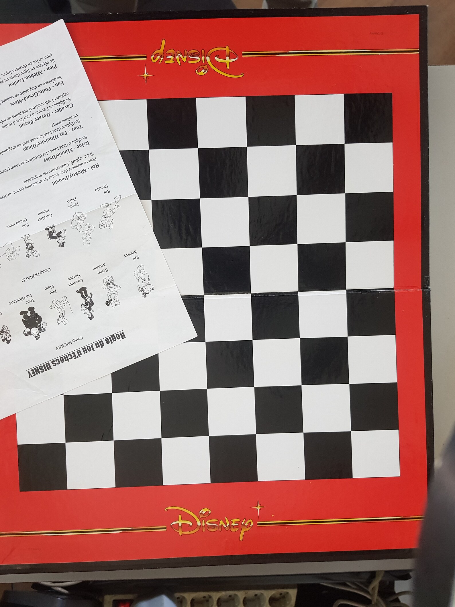 Vintage Disney Mickey Mouse & and Friends Chess Set RARE - Etsy