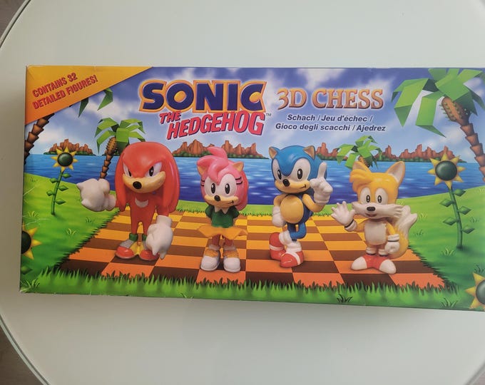 Rare Sega Sonic the Hedgehog 3D Chess - Etsy