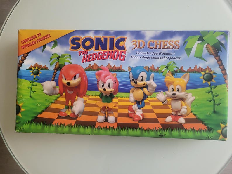 Rare Sega Sonic the Hedgehog 3D Chess - Etsy Australia