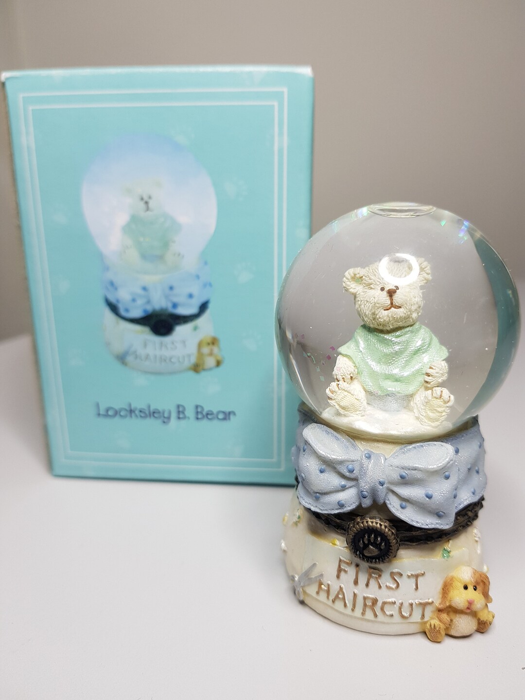 Baby Boyds Treasure Chest Water Globe Snow Globe Baby Gift First ...