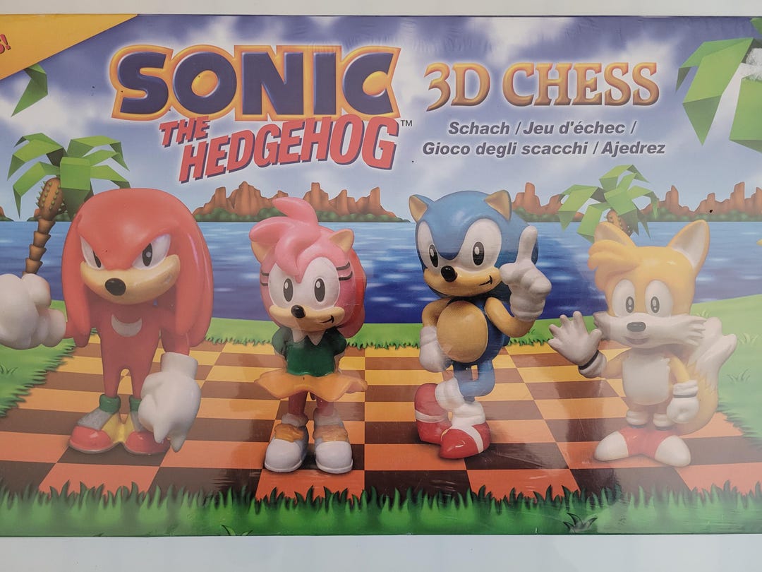 Sealed Sonic the Hedgehog 3D Chess - Etsy