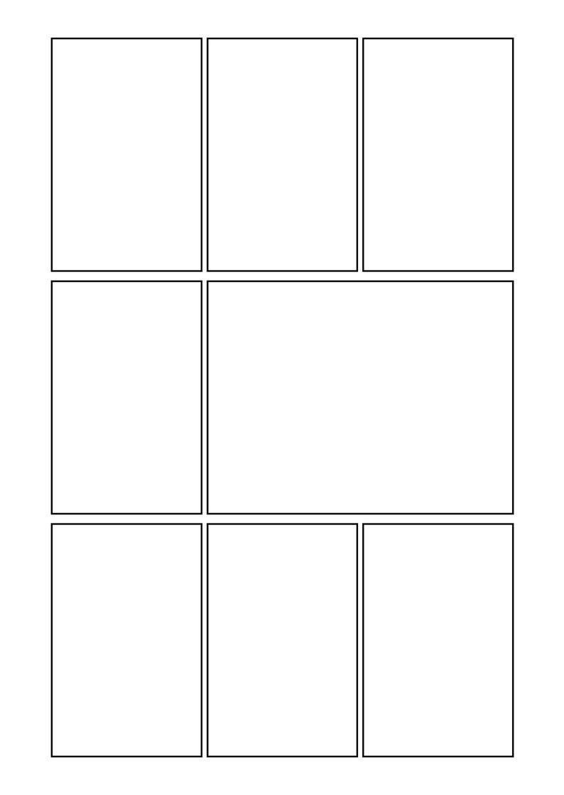 COMIC TEMPLATES MEGAPACK (600+ in Both Japanese Manga + American ...