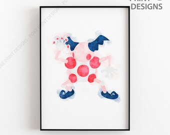 Mr Mime Poster - Etsy