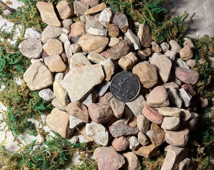 Colorado Sandstone Chips| 1 Lb of Rough, Natural Stone for Crafting ...