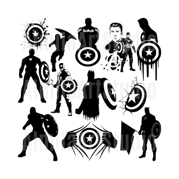 Captain America Art - Etsy