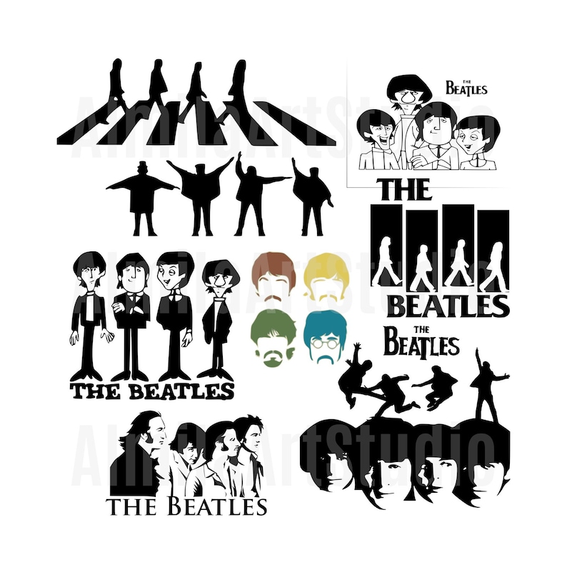 The Beatles SVG Bundle John Lennon Paul Mccartney Svg - Etsy Australia