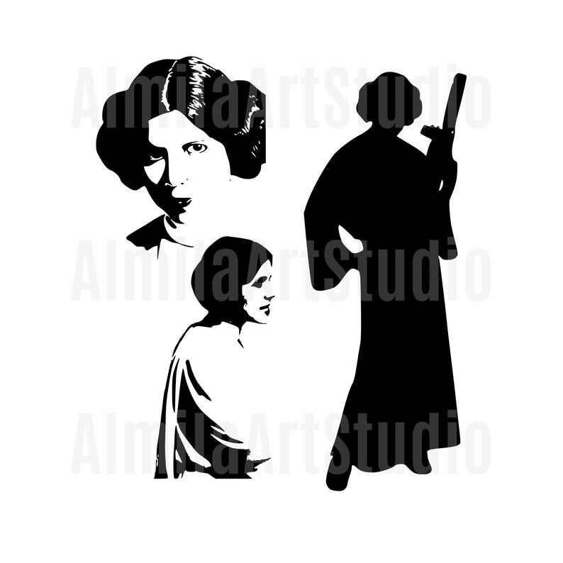 Princess Leia Svg Bundle Darth Vader Svg Png Dxf Eps Pdf - Etsy UK